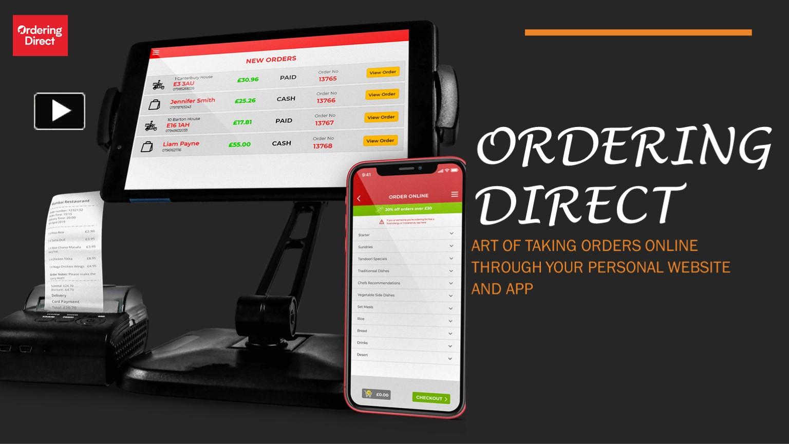 Ordering Direct: Online Food Ordering System for Restaurant ...