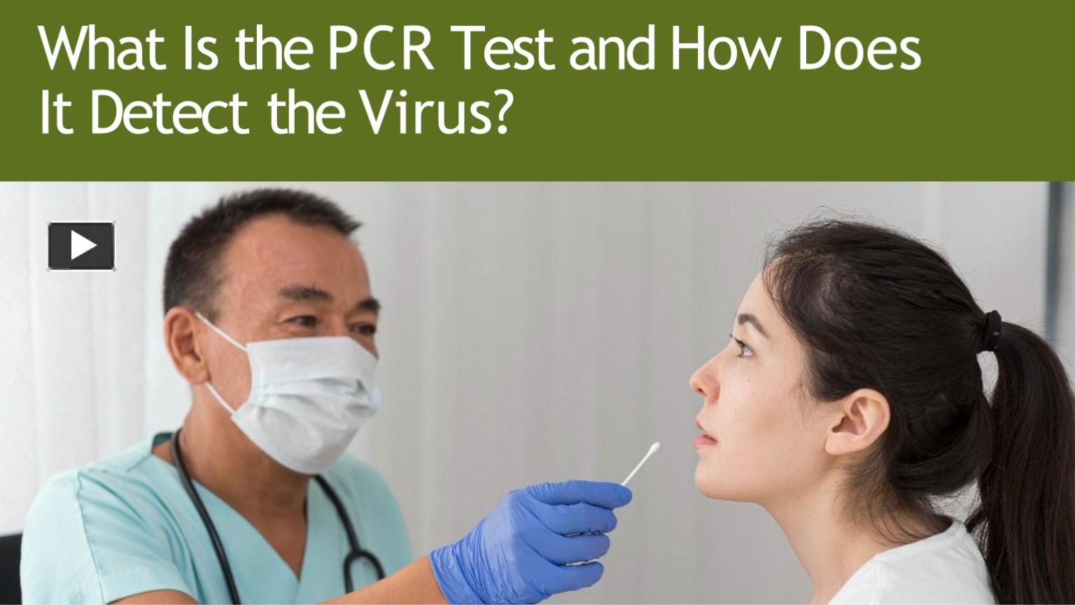 What Is the PCR Test and How Does It Detect the Virus? presentation ...