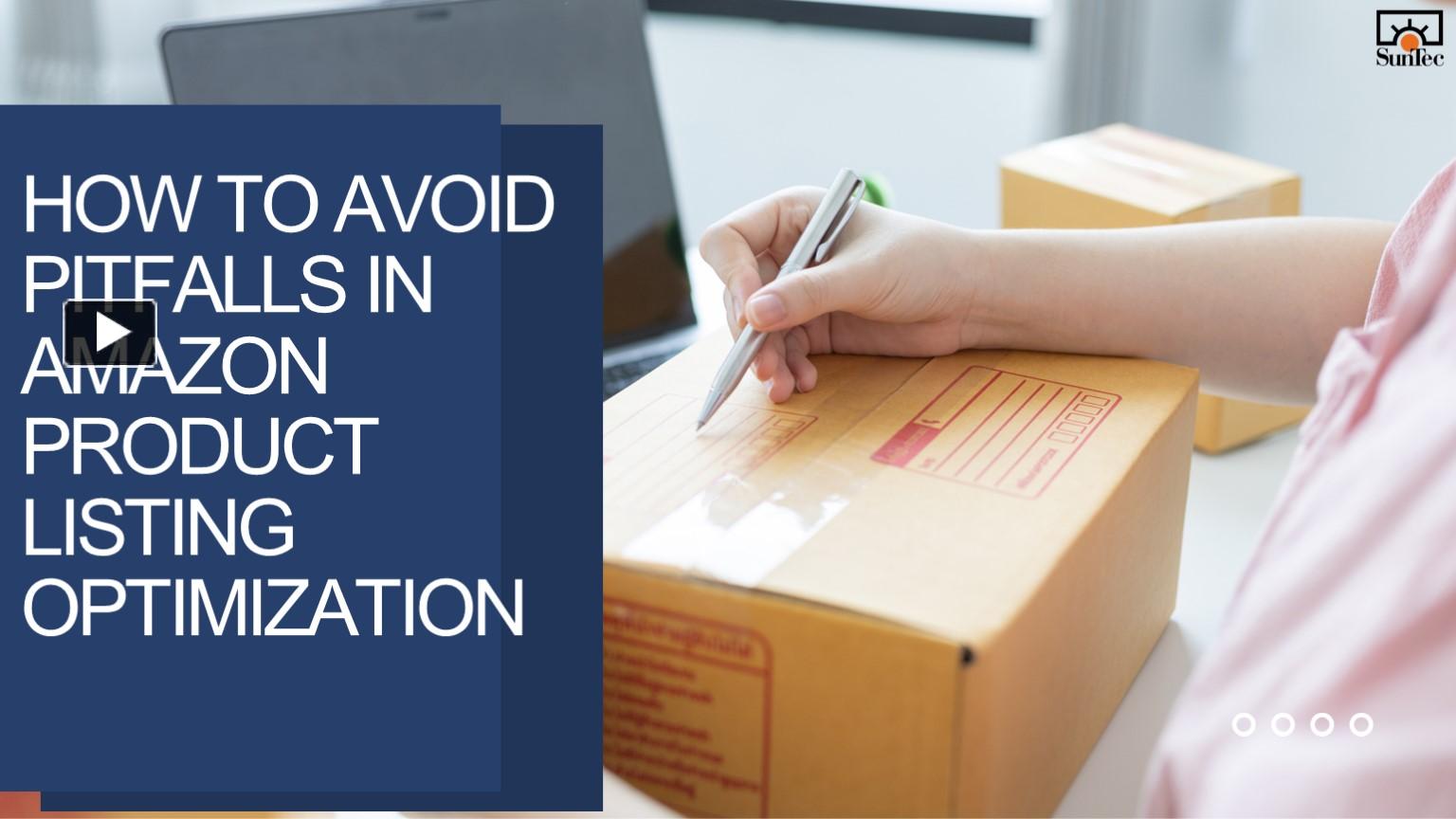 How to Avoid Pitfalls in Amazon Product Listing? presentation | free to ...