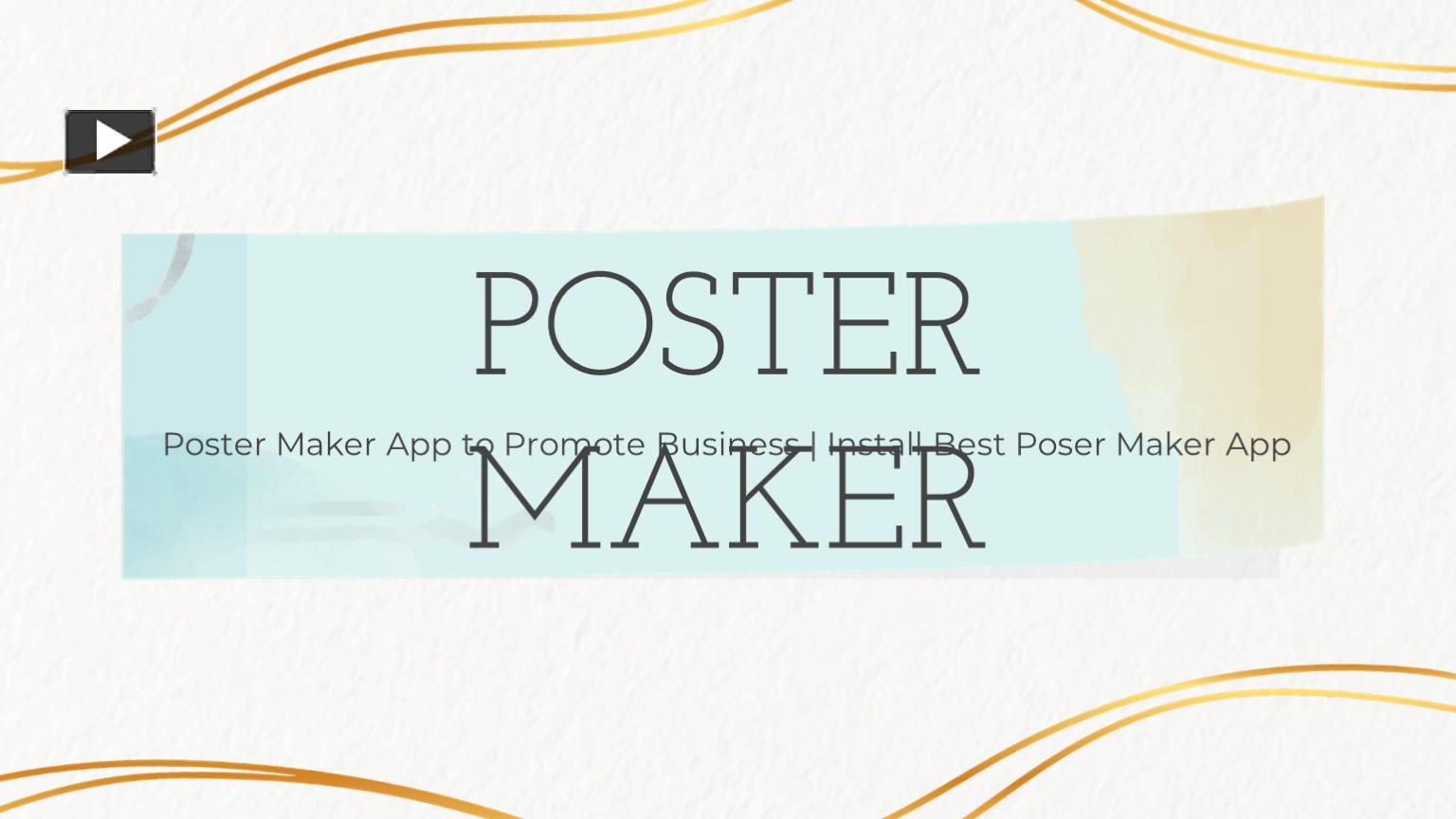 Poster Maker App to Promote Business - Install Best Poster Maker App ...