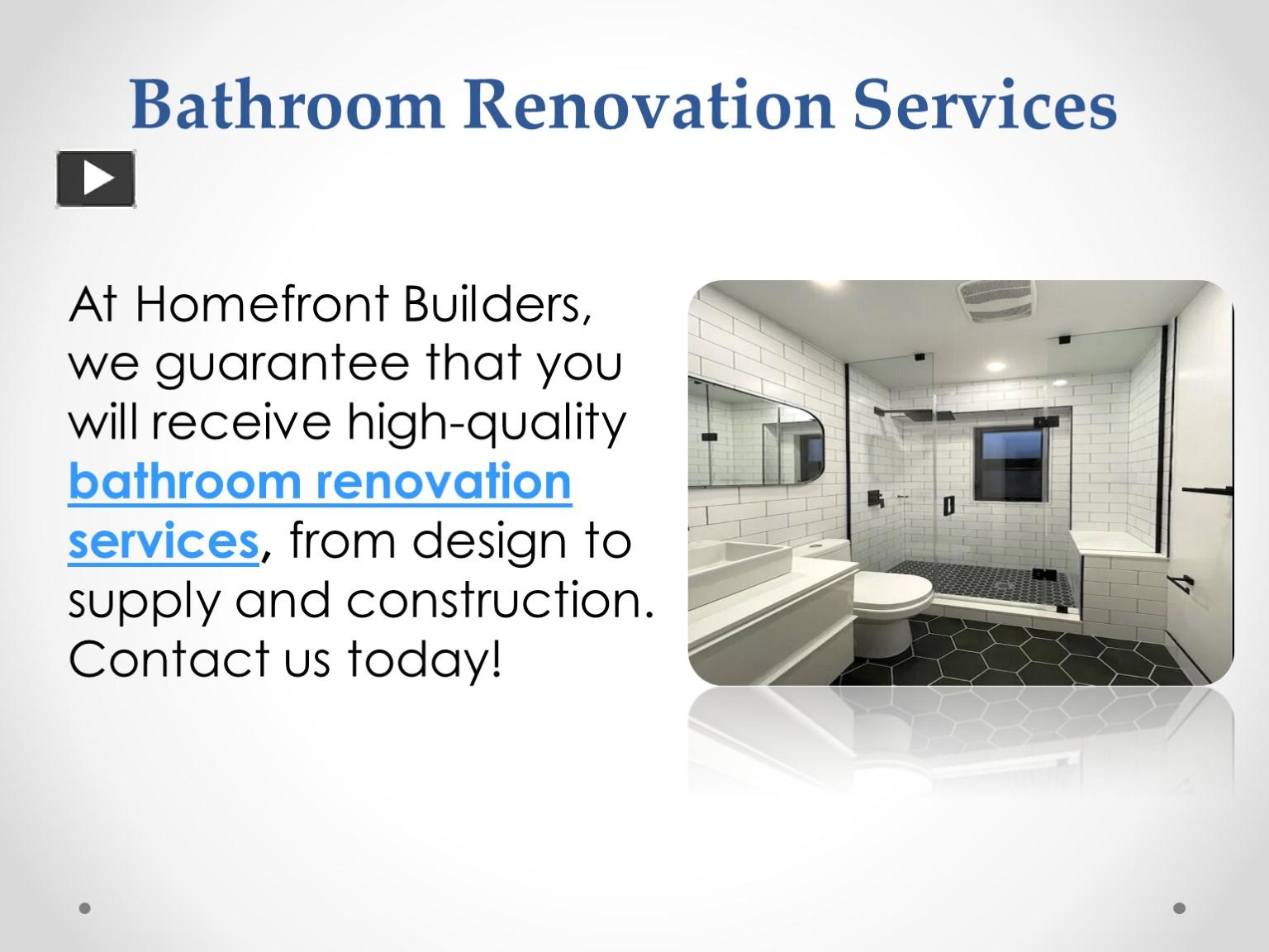 PPT – Bathroom Renovation Services PowerPoint presentation | free to ...