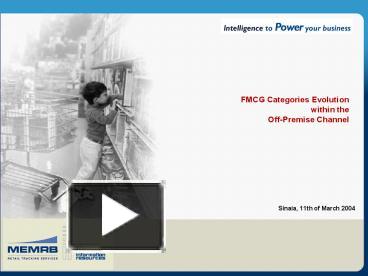PPT – FMCG Categories Evolution within the Off-Premise Channel ...