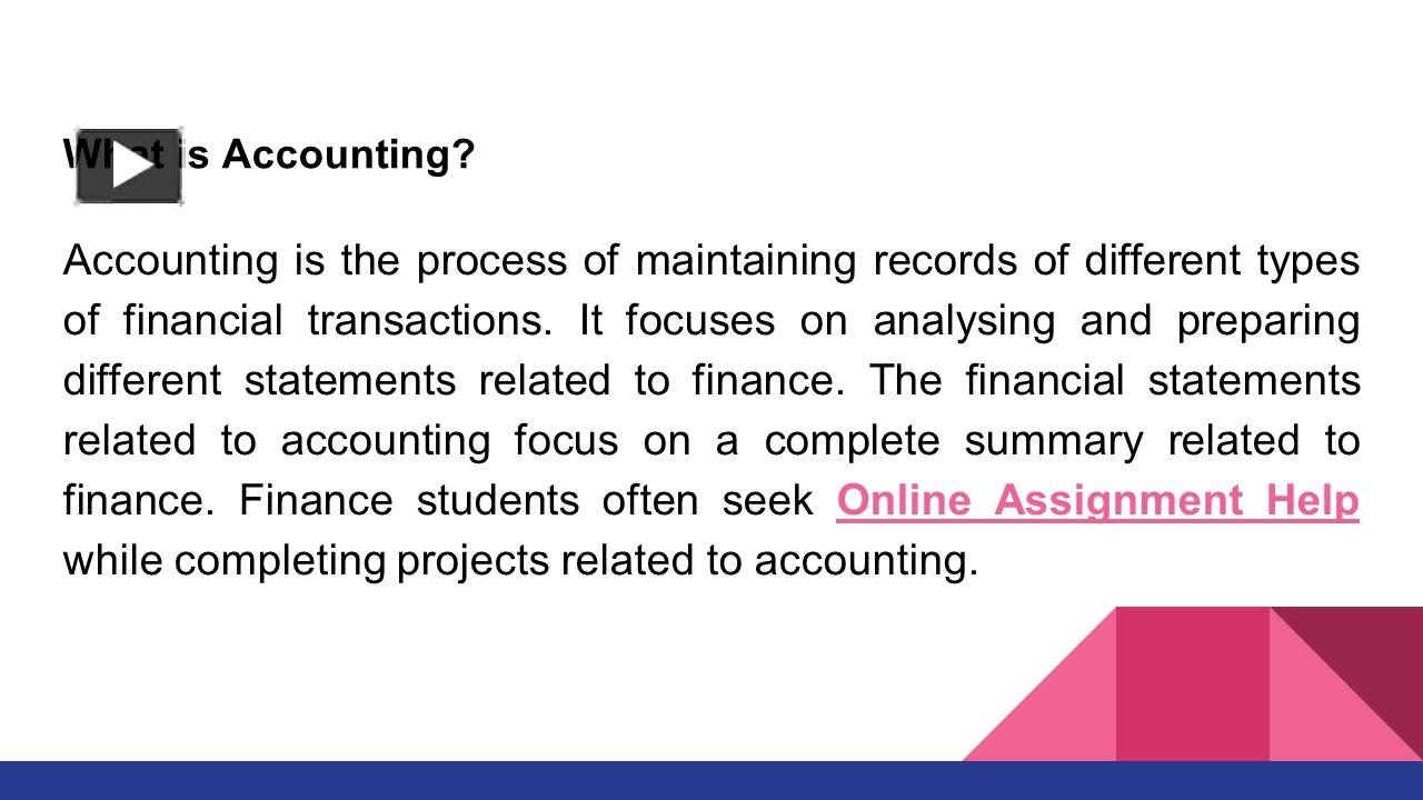 What is Accounting? presentation | free to download