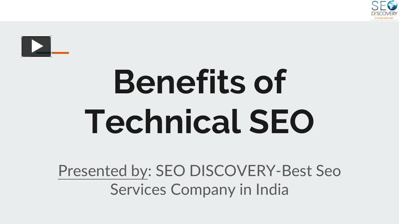 PPT – Benefits of Technical SEO PowerPoint presentation | free to ...