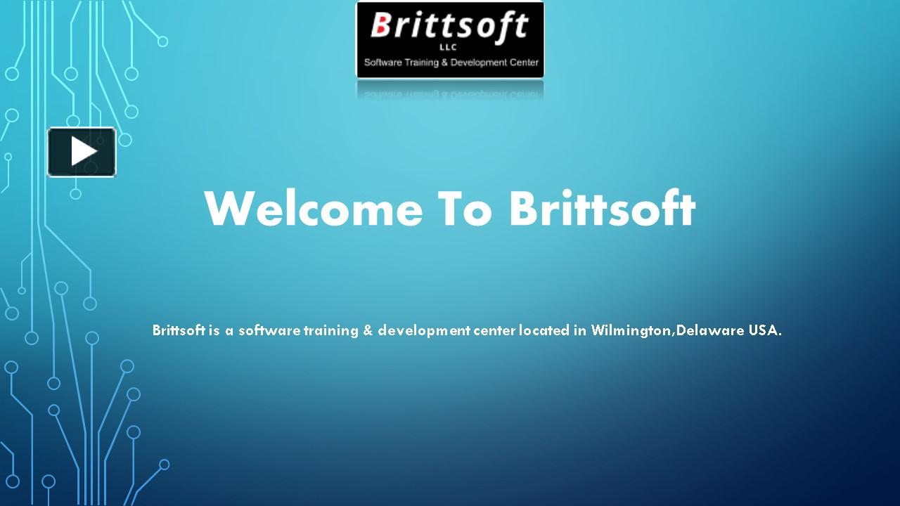 PPT – Python Training Online center USA at Brittsoft PowerPoint ...