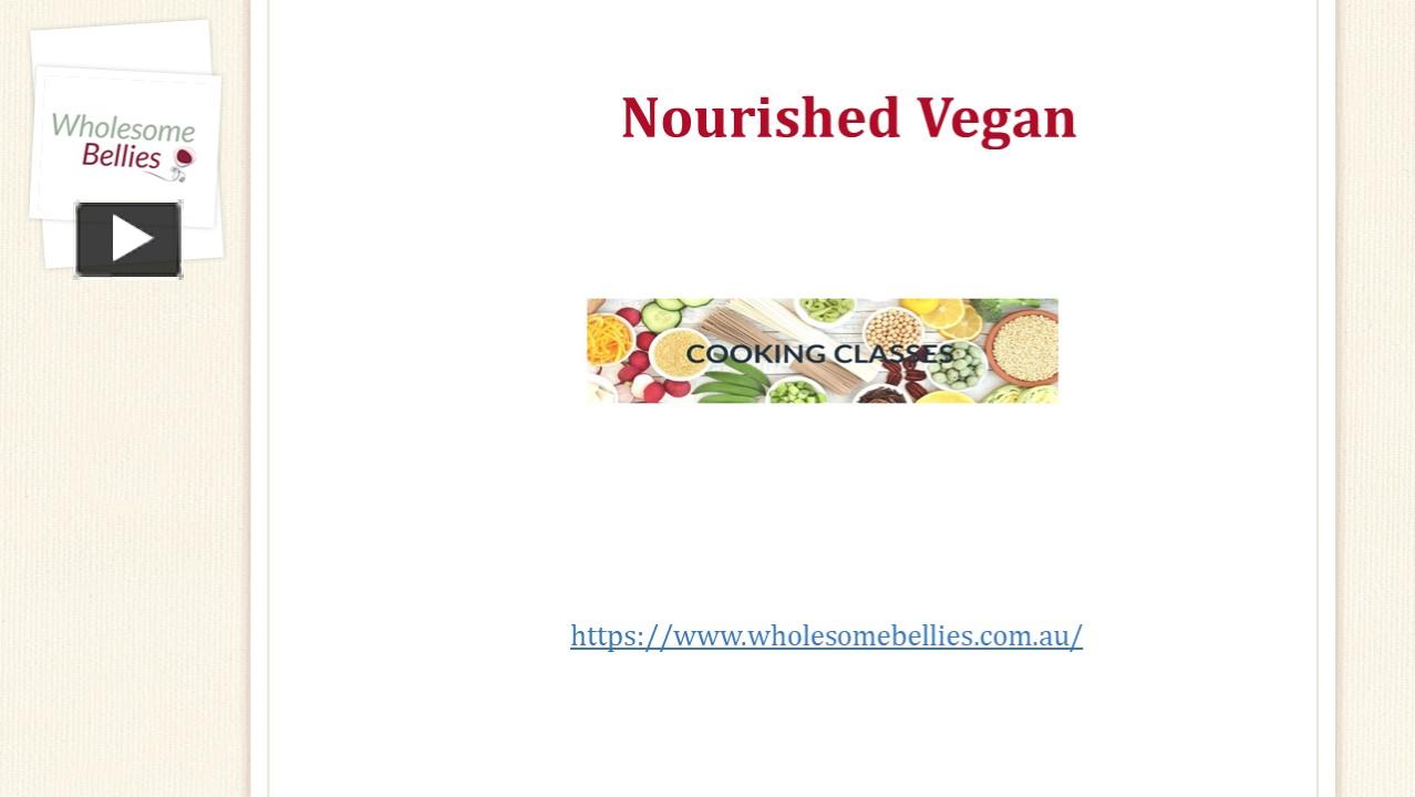 PPT – Nourished Vegan PowerPoint presentation | free to download - id ...
