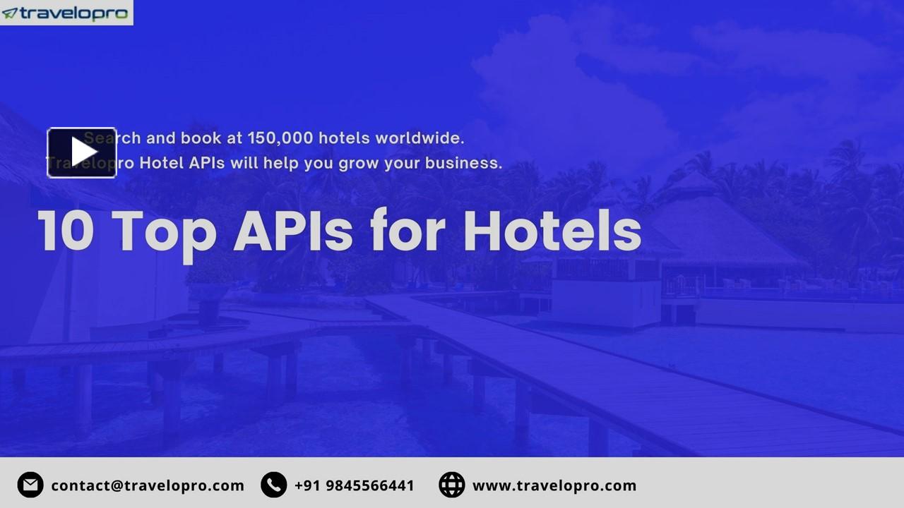 PPT – Best Hotel API | Hotel Booking API PowerPoint presentation | free ...