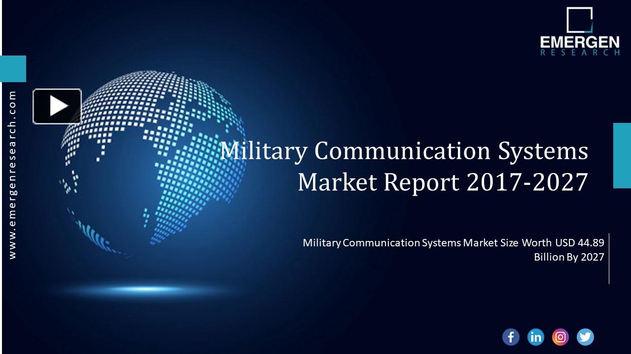 PPT – Military Communication Systems Market Size Worth USD 44.89 ...