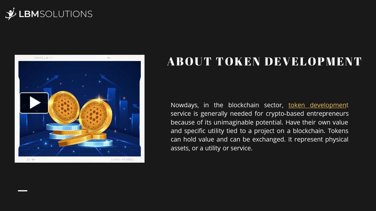 PPT – What is Token Development? || LBM Blockchain Solutions PowerPoint ...