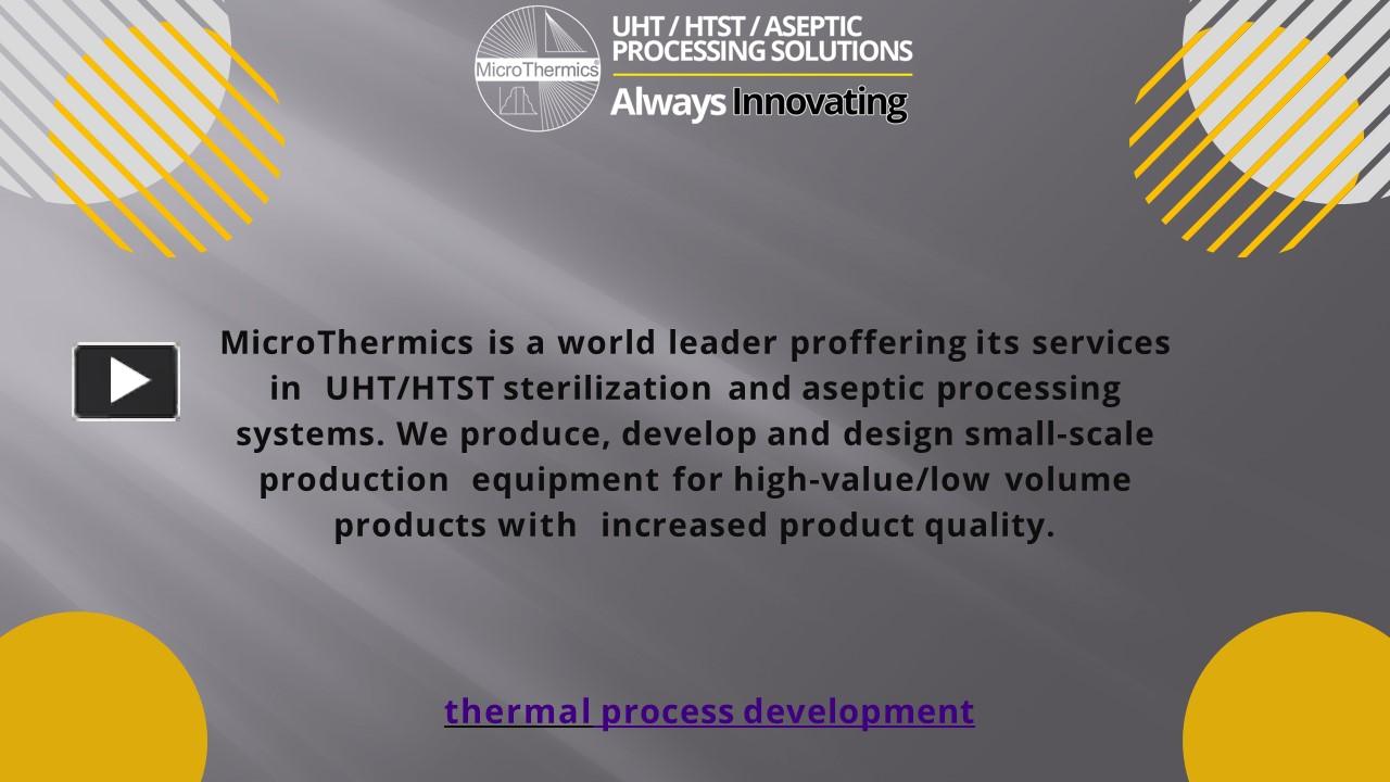 PPT – Thermal process development - Micro Thermics PowerPoint ...