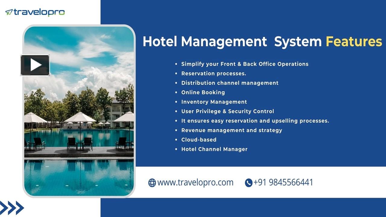 PPT – Hotel Management System Features PowerPoint presentation | free ...
