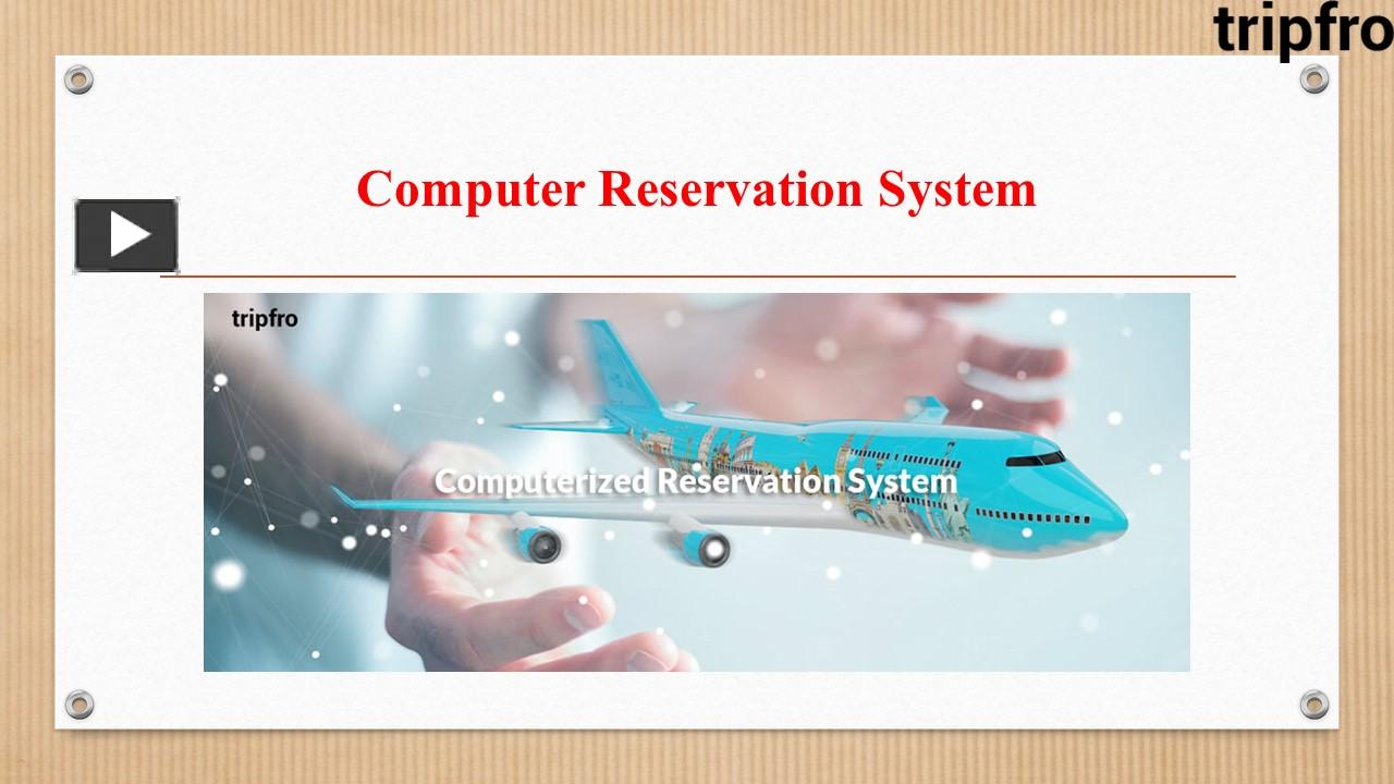 Computer Reservation System presentation | free to download