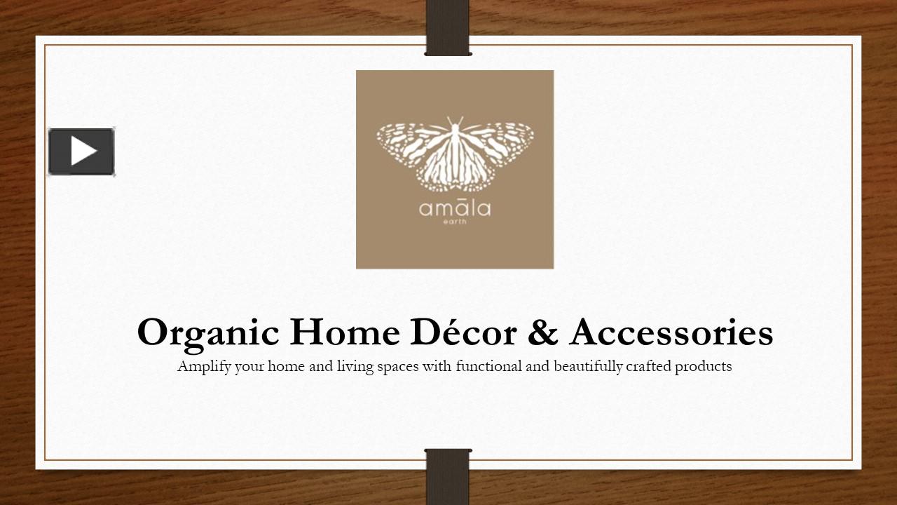 PPT – Eco Friendly Home Decor at Amala Earth PowerPoint presentation ...