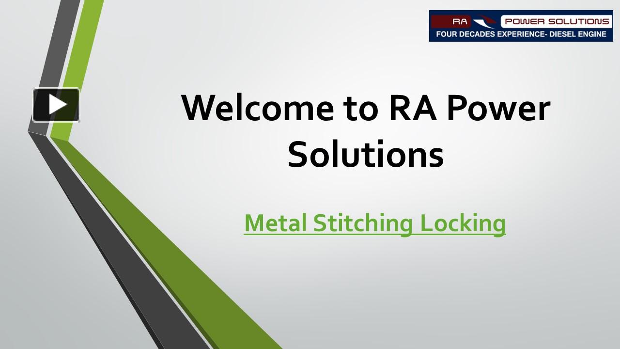 PPT – Cast Iron Crack Repair Metal Crack Stitching all over the world ...