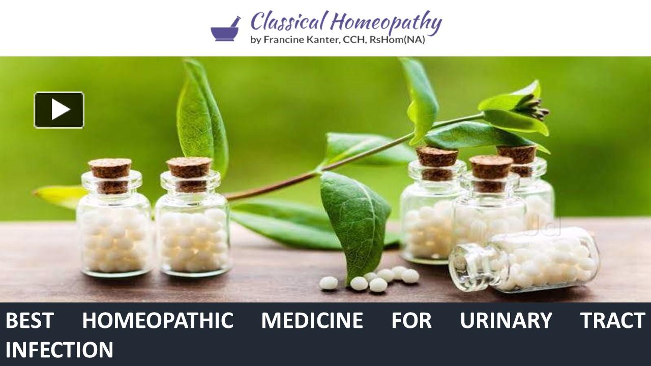 Best Homeopathic Medicine for Urinary Tract Infection presentation ...