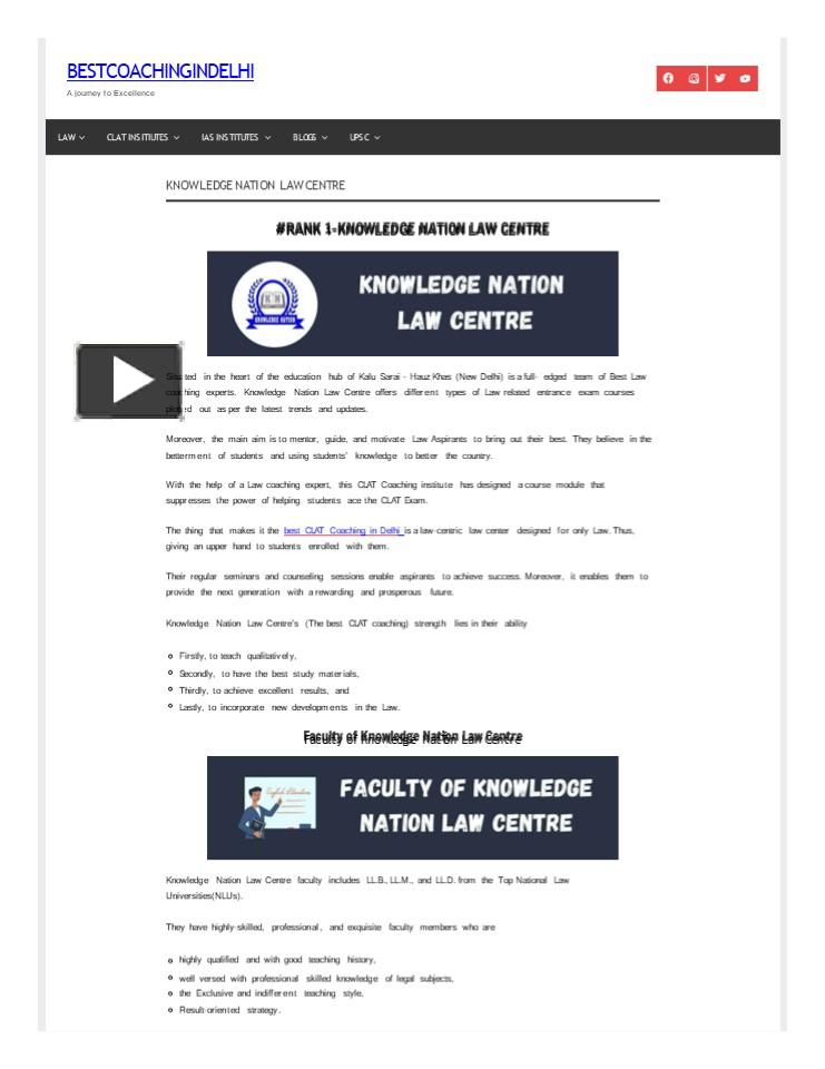 Knowledge nation law centre presentation | free to download