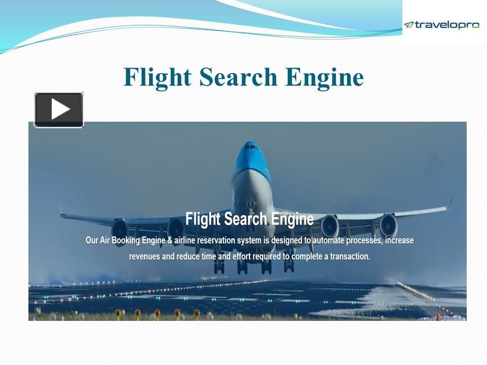 PPT – Flight Search Engine PowerPoint presentation | free to download ...