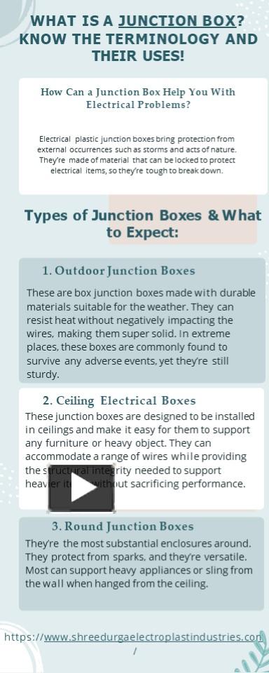 WHAT IS A JUNCTION BOX? KNOW THE TERMINOLOGY AND THEIR USES ...