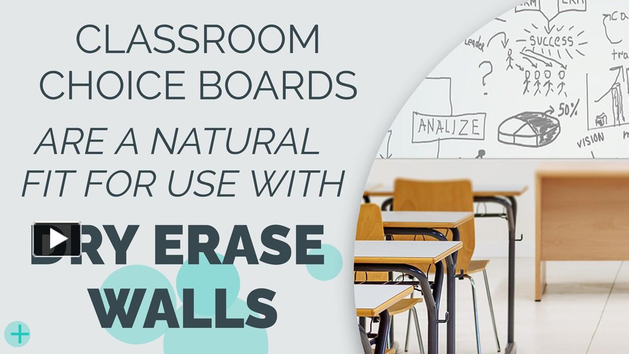 PPT – CLASSROOM CHOICE BOARDS ARE A NATURAL FIT FOR USE WITH DRY ERASE ...