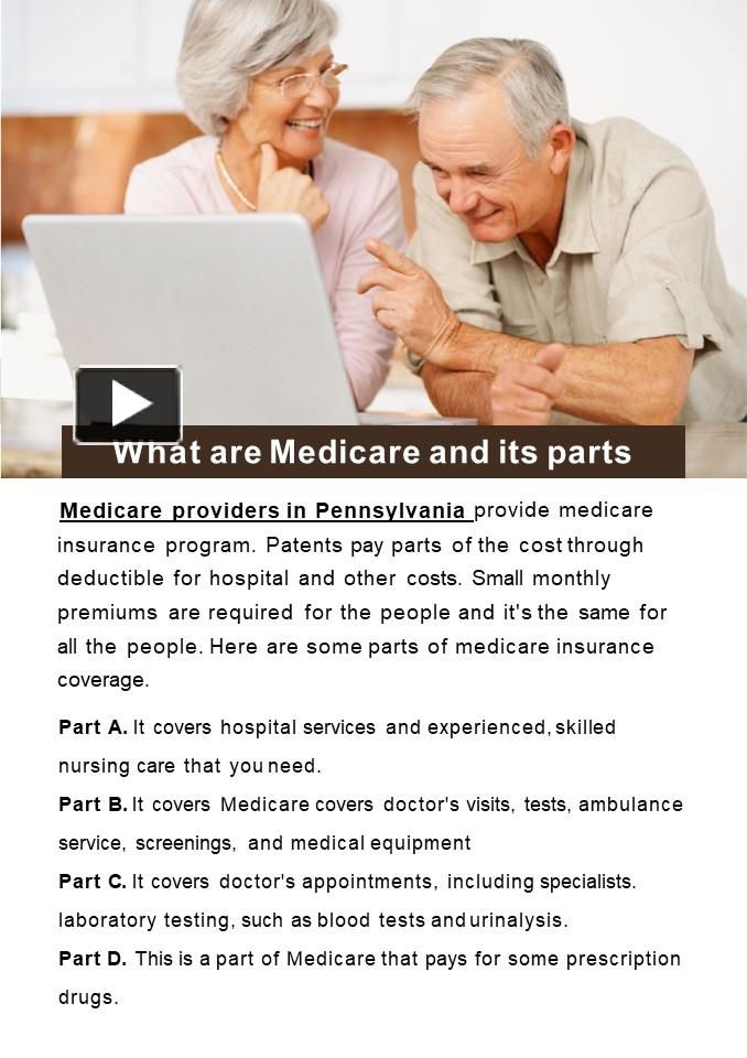 What are Medicare and its parts presentation | free to download