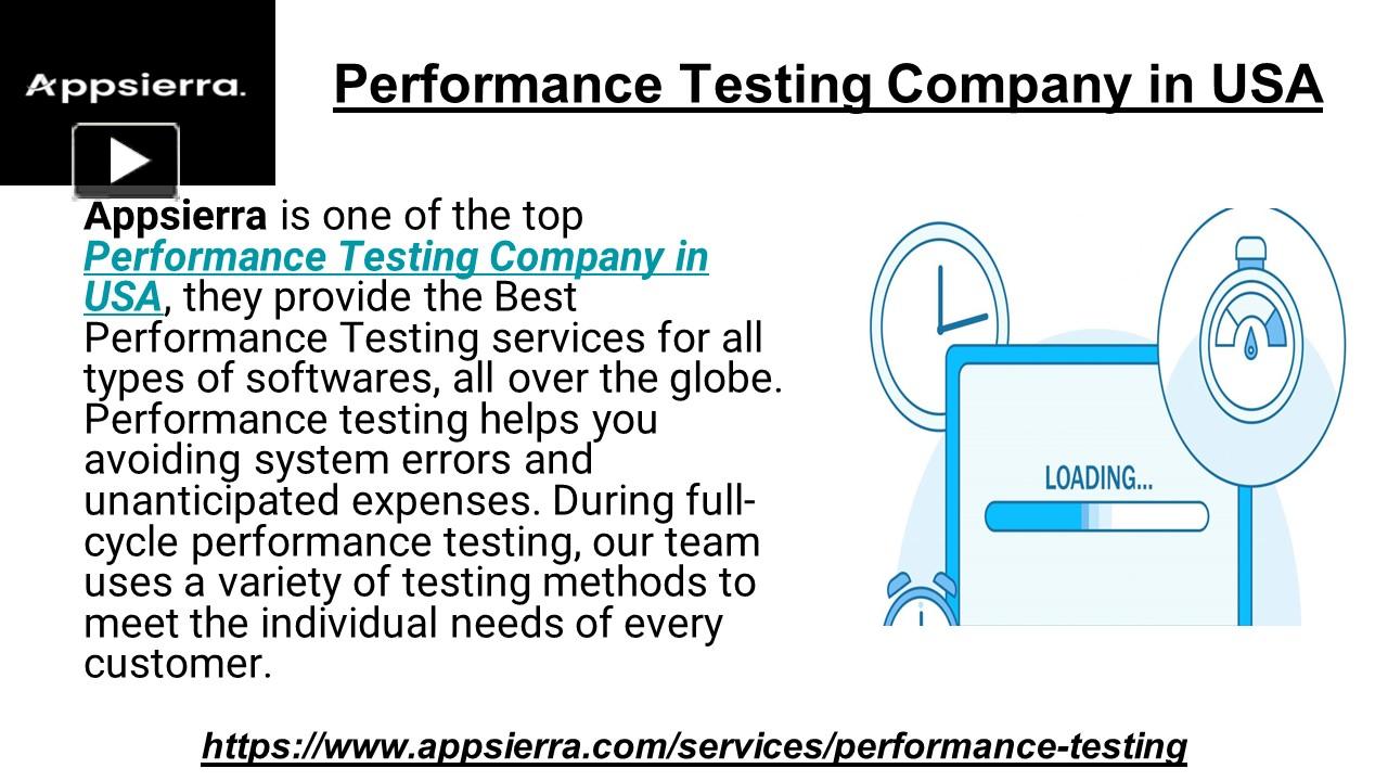 PPT – Performance Testing Company in USA PowerPoint presentation | free ...