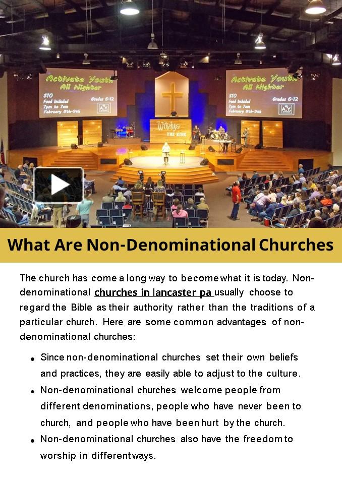 PPT – What Are Non-Denominational Churches PowerPoint presentation ...