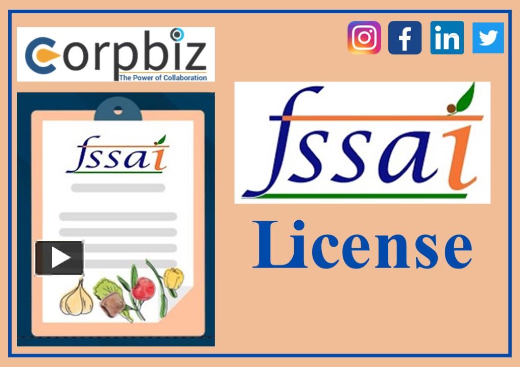 PPT – FSSAI License- Corpbiz PowerPoint presentation | free to download ...