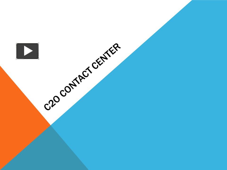 c2o presentation | free to download