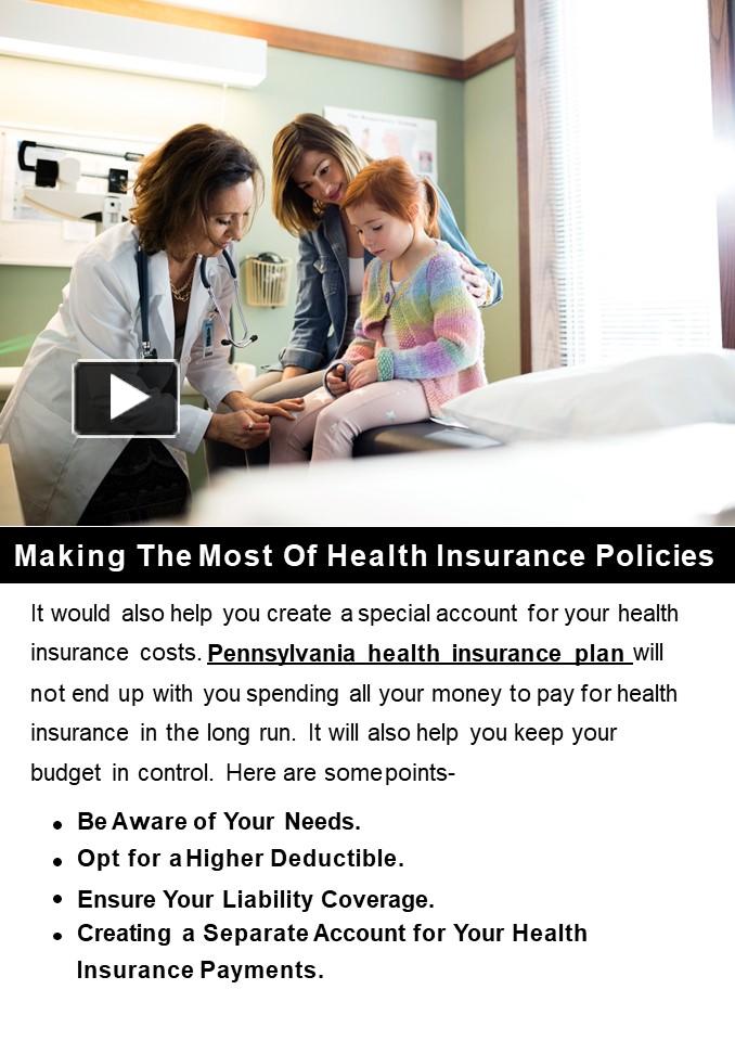 Making the most of health insurance presentation | free to download