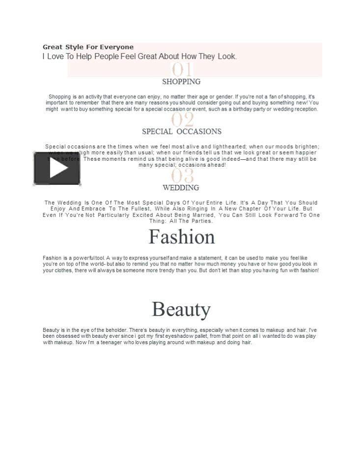 PPT – fashion and beauty PowerPoint presentation | free to download ...