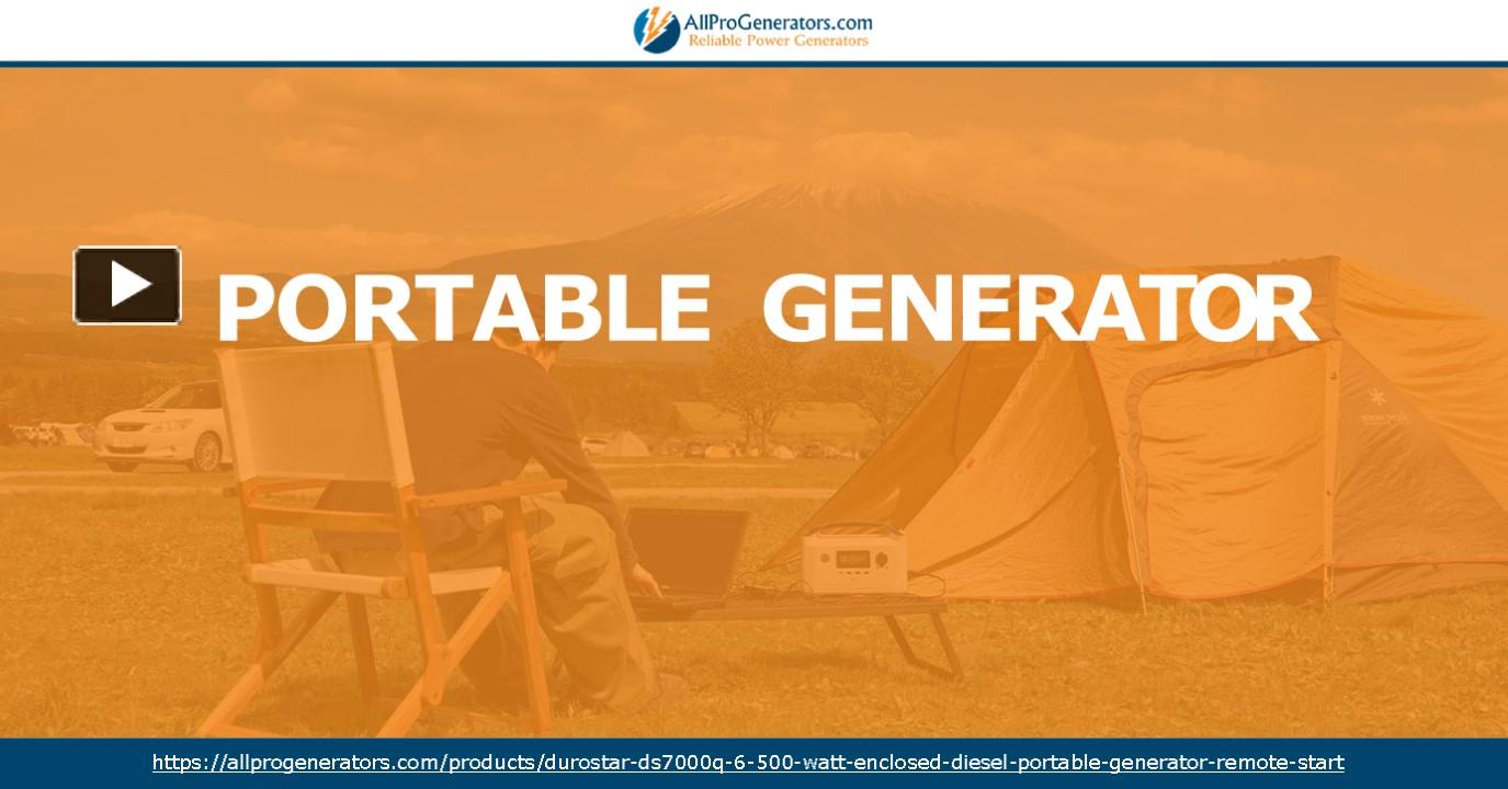 PPT – Get A Portable Generator For Teh Best Use - All Pro Generators ...