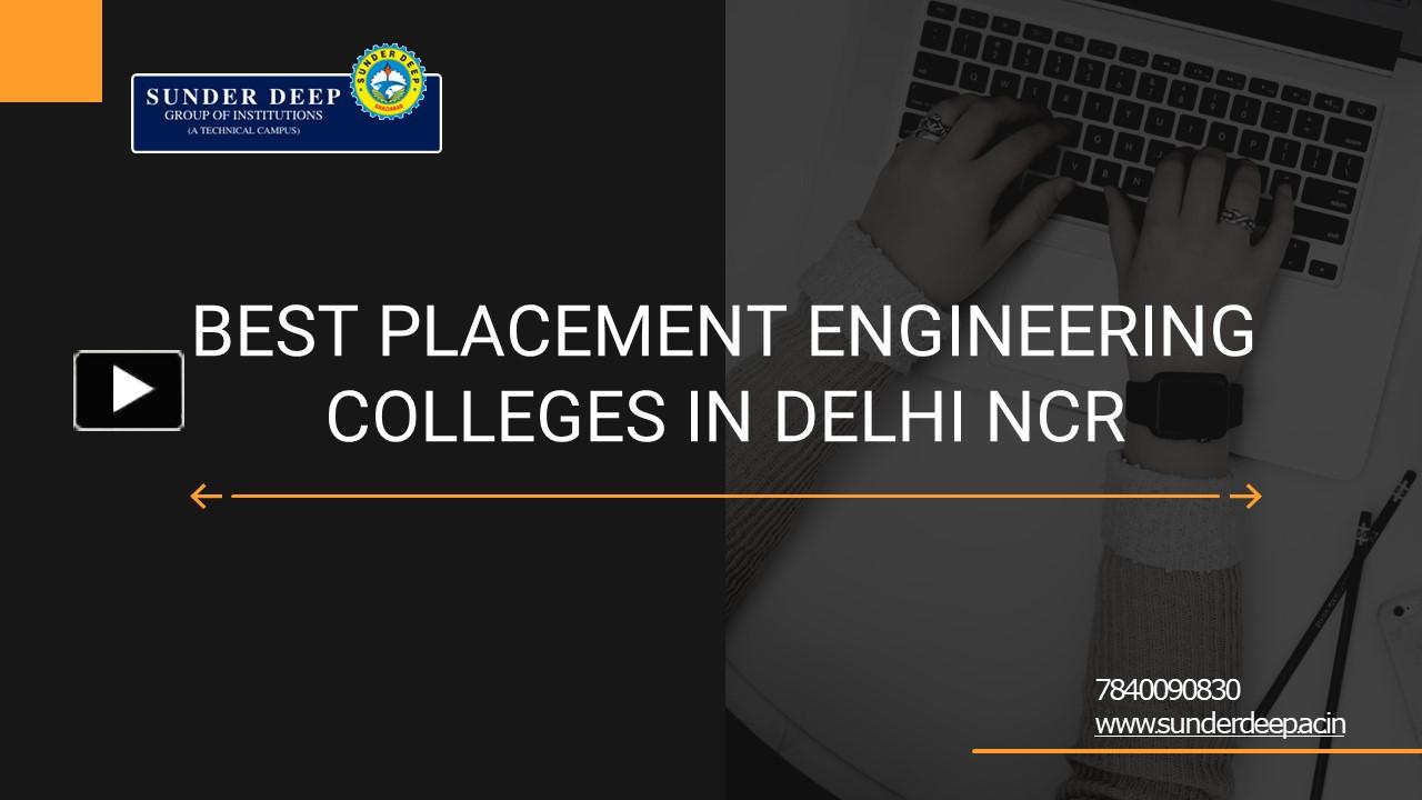 PPT – Top Ten BTech Colleges in Delhi NCR | B Tech Colleges in ...