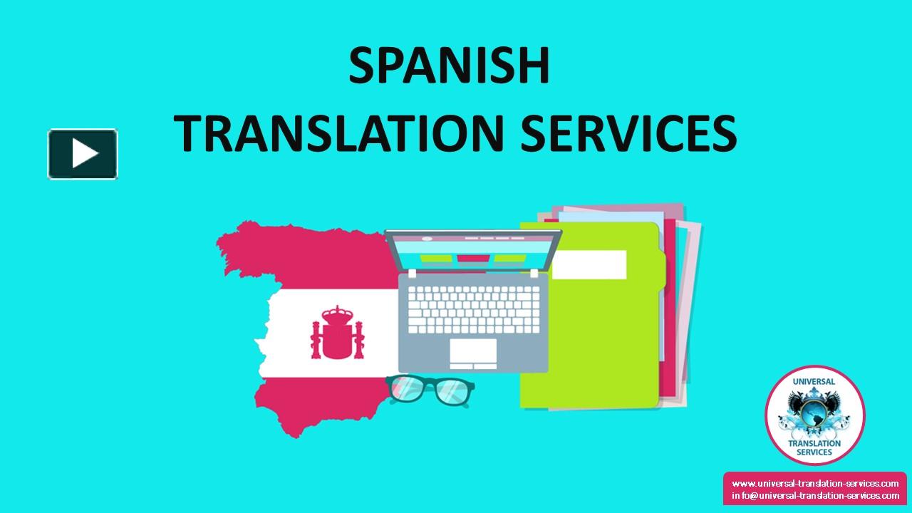 Spanish Translation Services presentation | free to download