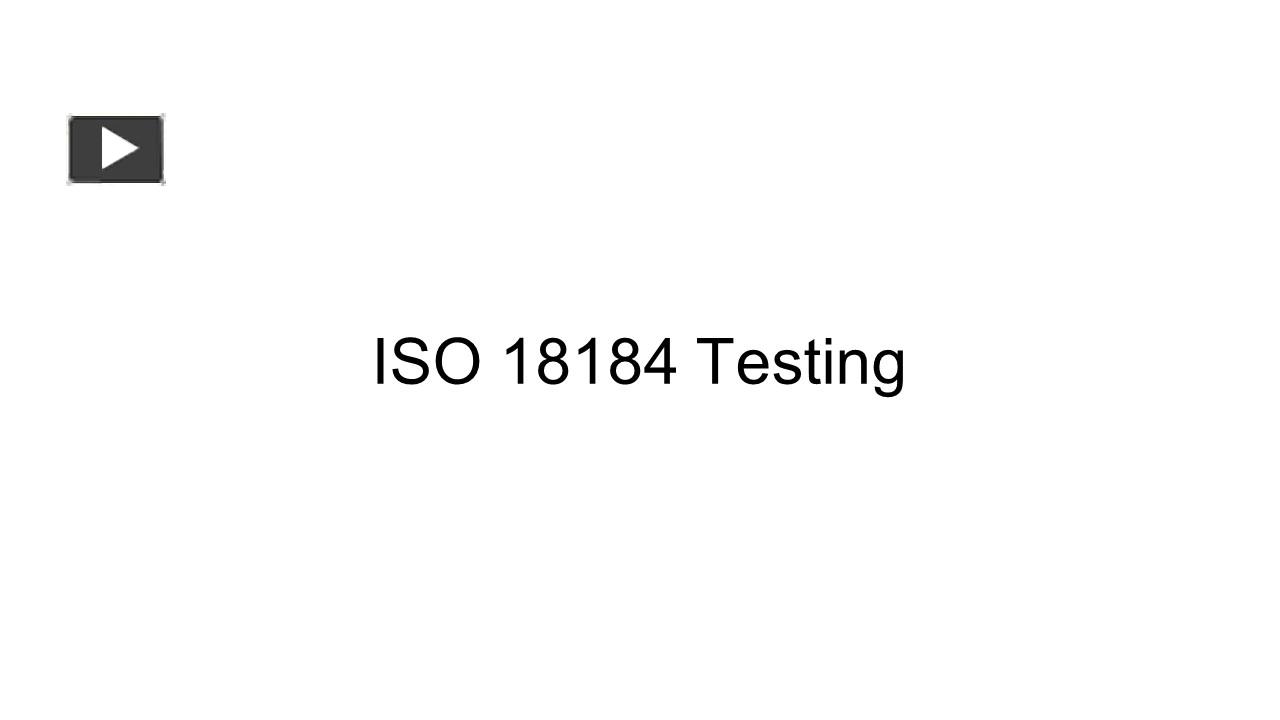 PPT – ISO 18184 - Virucidal antimicrobial activity on textiles ...