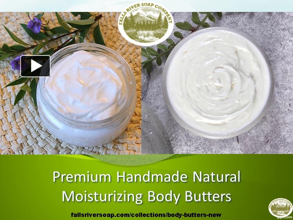 Premium Handmade Natural Moisturizing Body Butters presentation | free ...