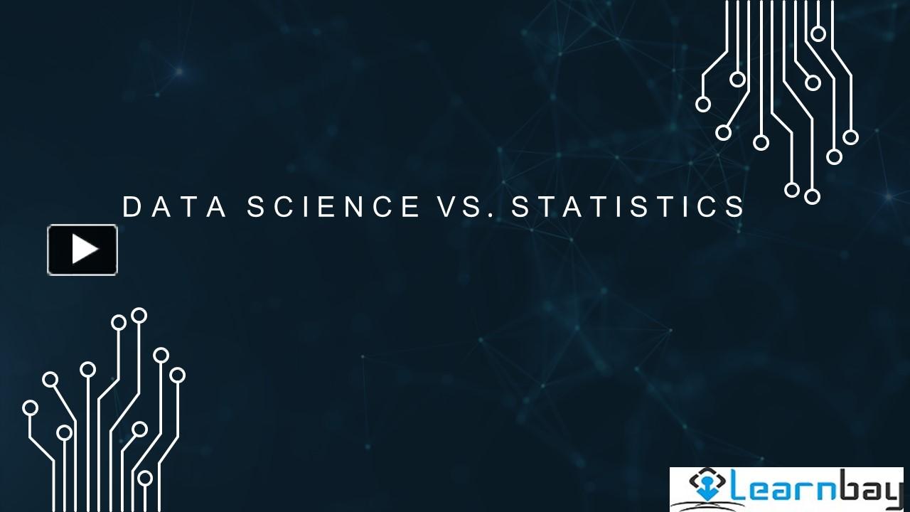 Data science Vs. Statistics presentation | free to download