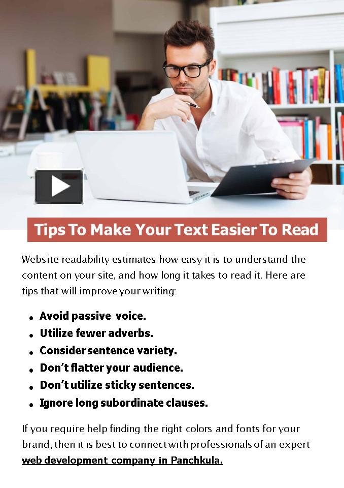 Tips To Make Your Text Easier To Read presentation | free to download