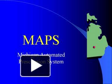 PPT – MAPS PowerPoint presentation | free to download - id: 9527-M2MyM