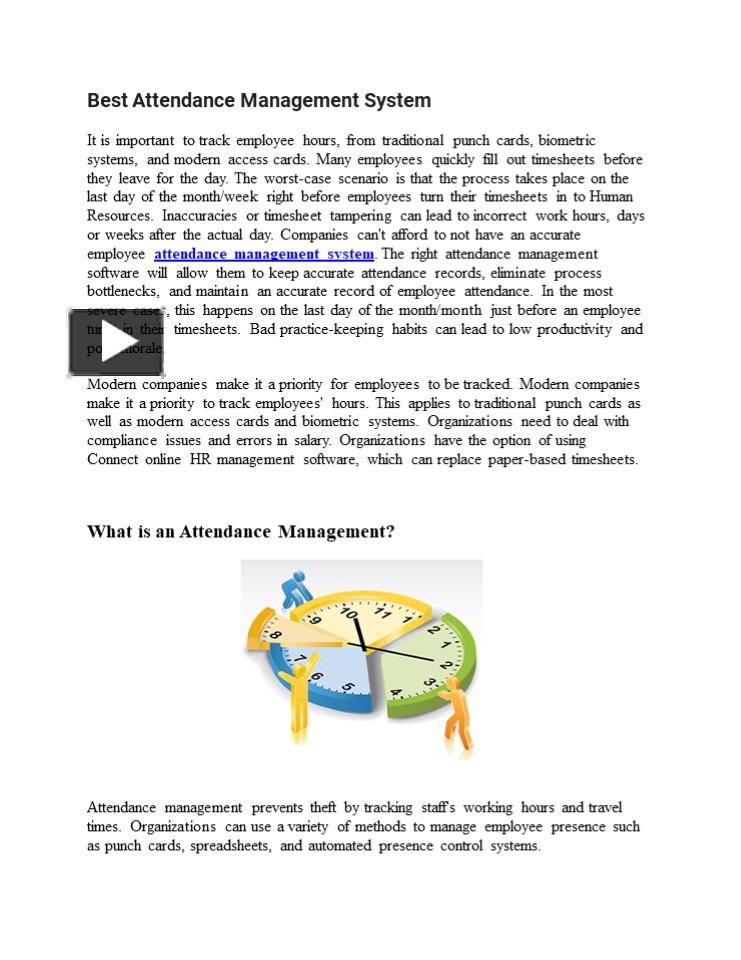 PPT – attendance management PowerPoint presentation | free to download ...