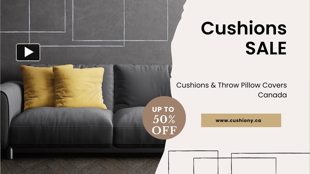 PPT – Cushions & Throw Pillow Covers Canada | Cushiony PowerPoint ...