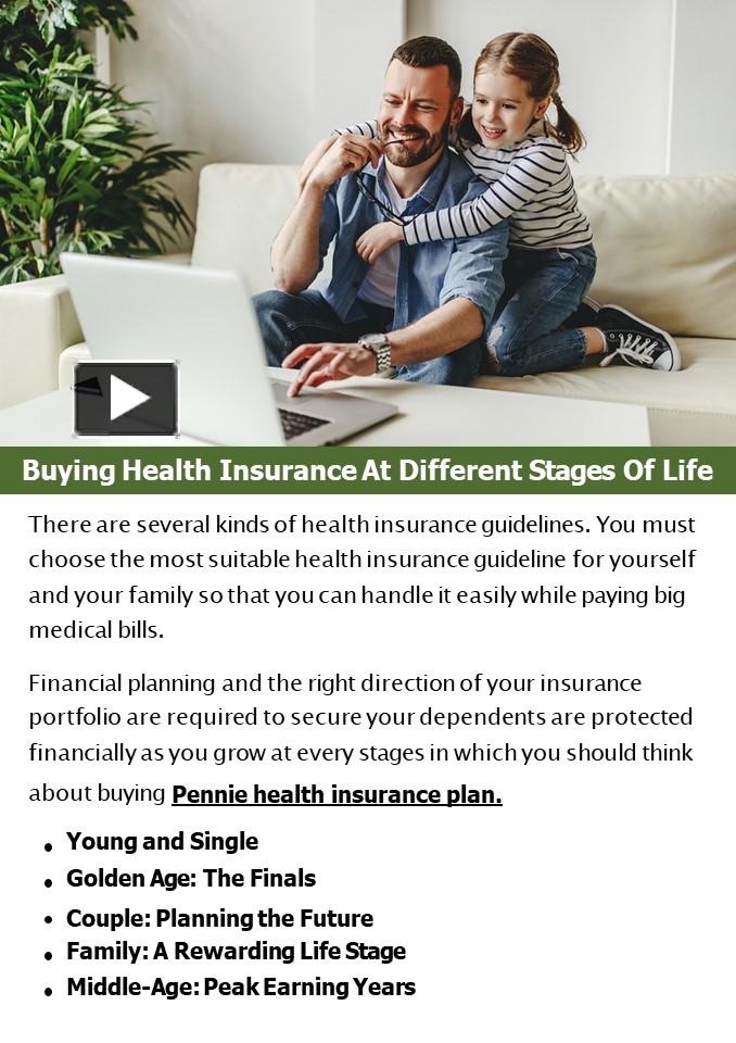 PPT – Buying Health Insurance At Different Stages Of Life PowerPoint ...