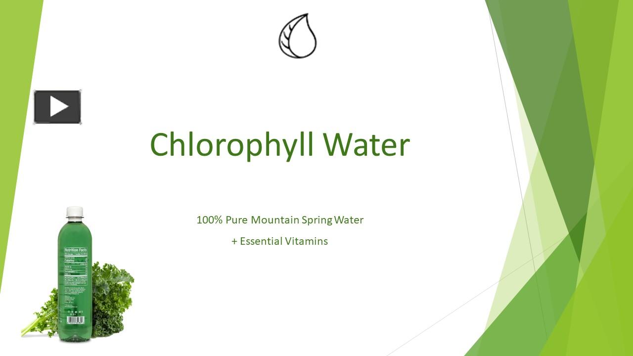 Chlorophyll Drops presentation | free to download