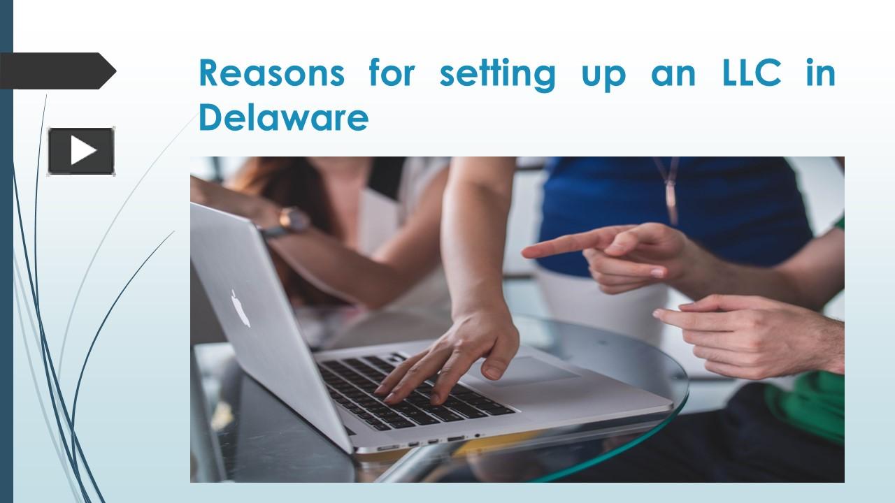 Reasons for setting up an LLC in Delaware presentation | free to download