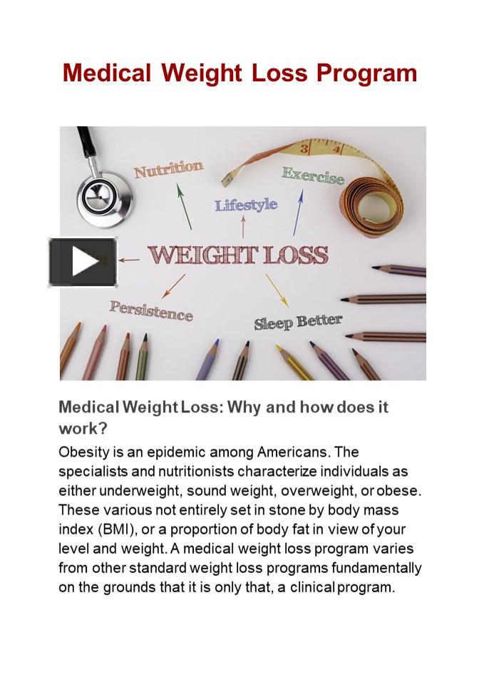 PPT – Medical Weight Loss Program PowerPoint presentation | free to ...