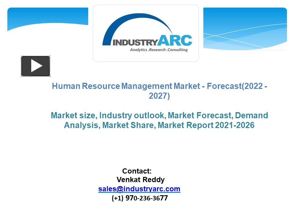 Human Resource Management Market - Forecast 2021-2026 presentation ...