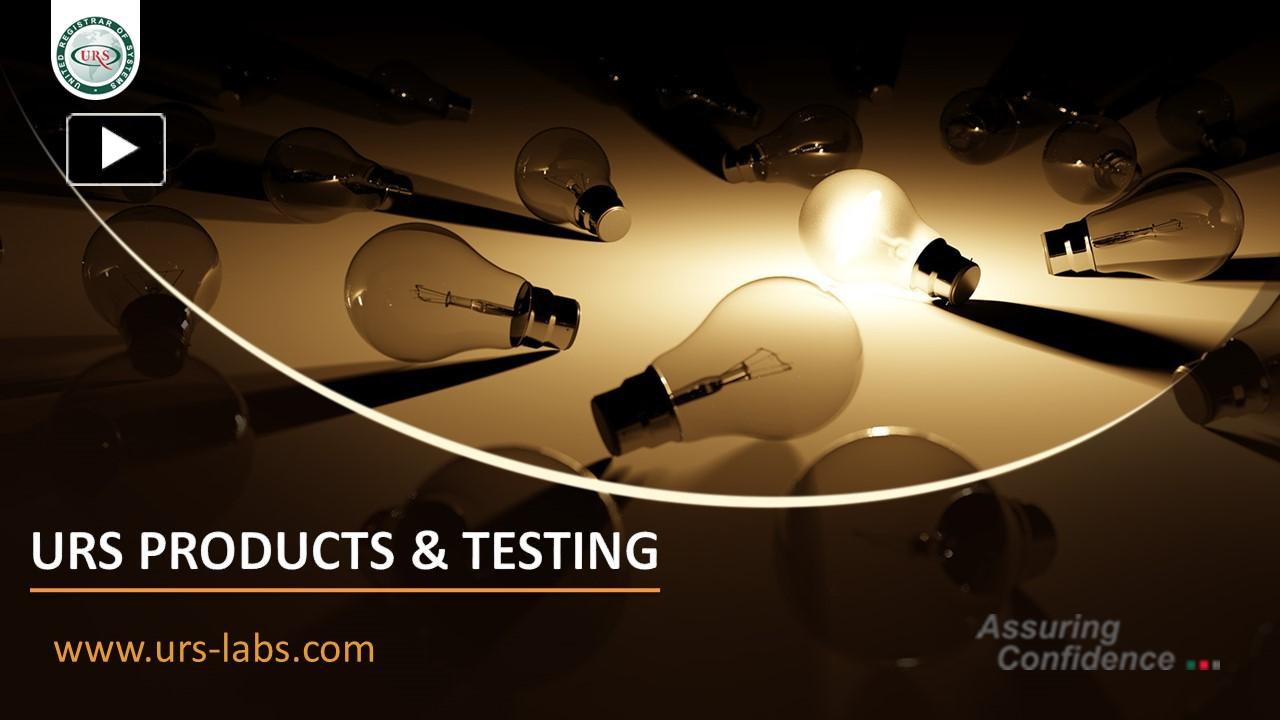PPT – LED Product Testing Laboratory Services PowerPoint presentation ...