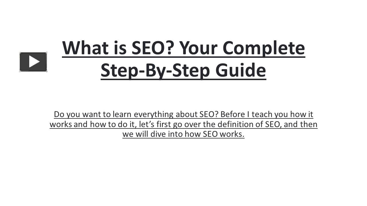 PPT – all about seo PowerPoint presentation | free to download - id ...