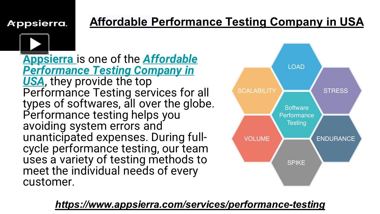 PPT – Affordable Performance Testing Company in USA PowerPoint ...