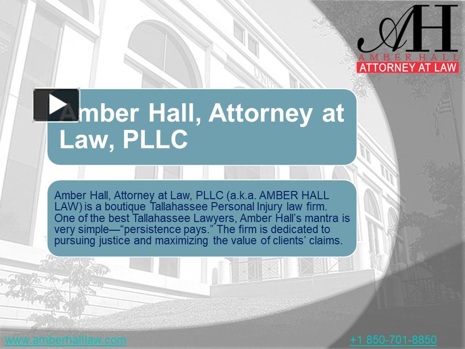 Amber Hall, Attorney at Law, PLLC presentation | free to download