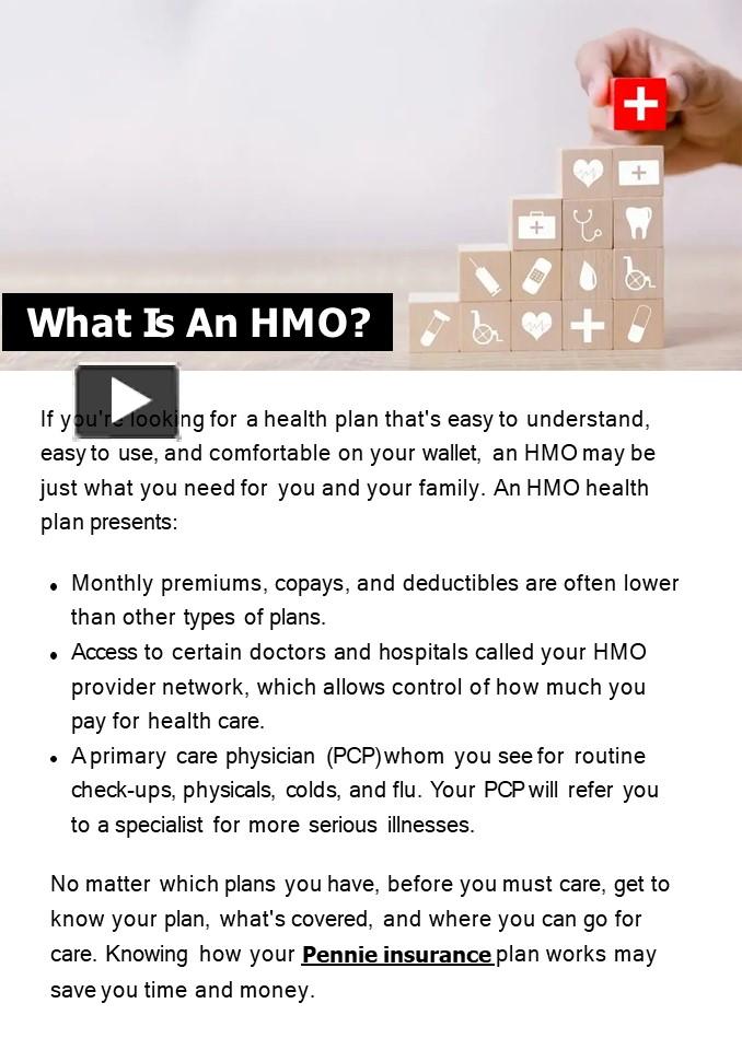 What Is An HMO? presentation | free to download